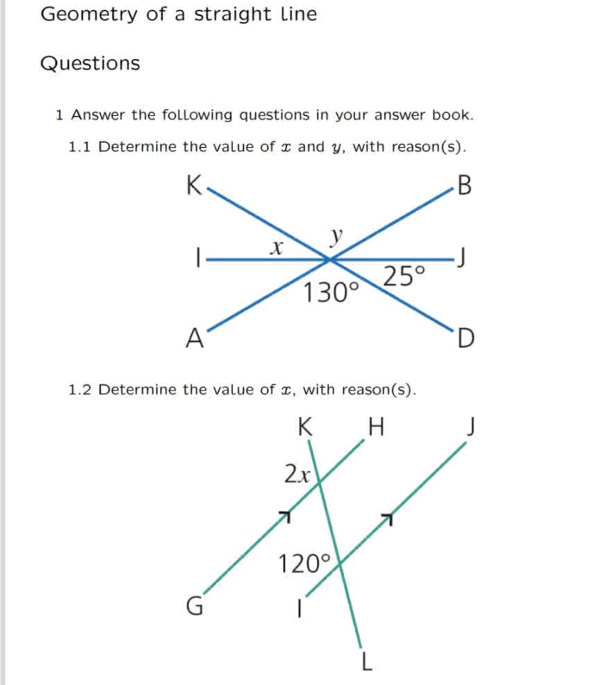 1 Answer the following questions in your | StudyX