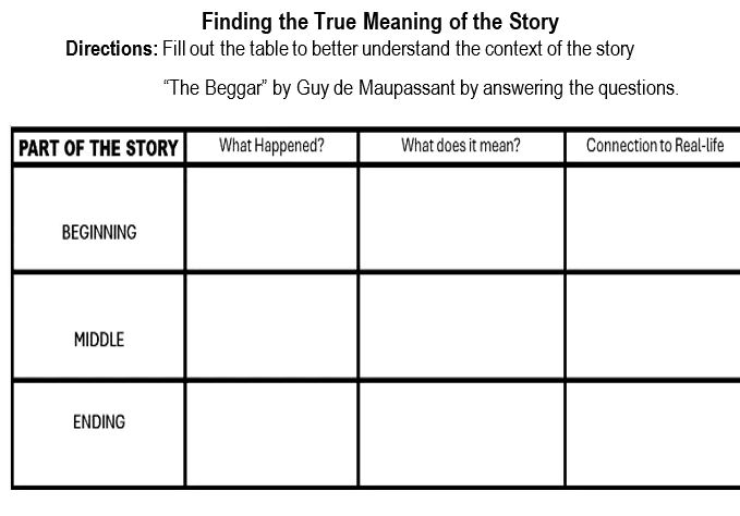 Finding the True Meaning of the Story