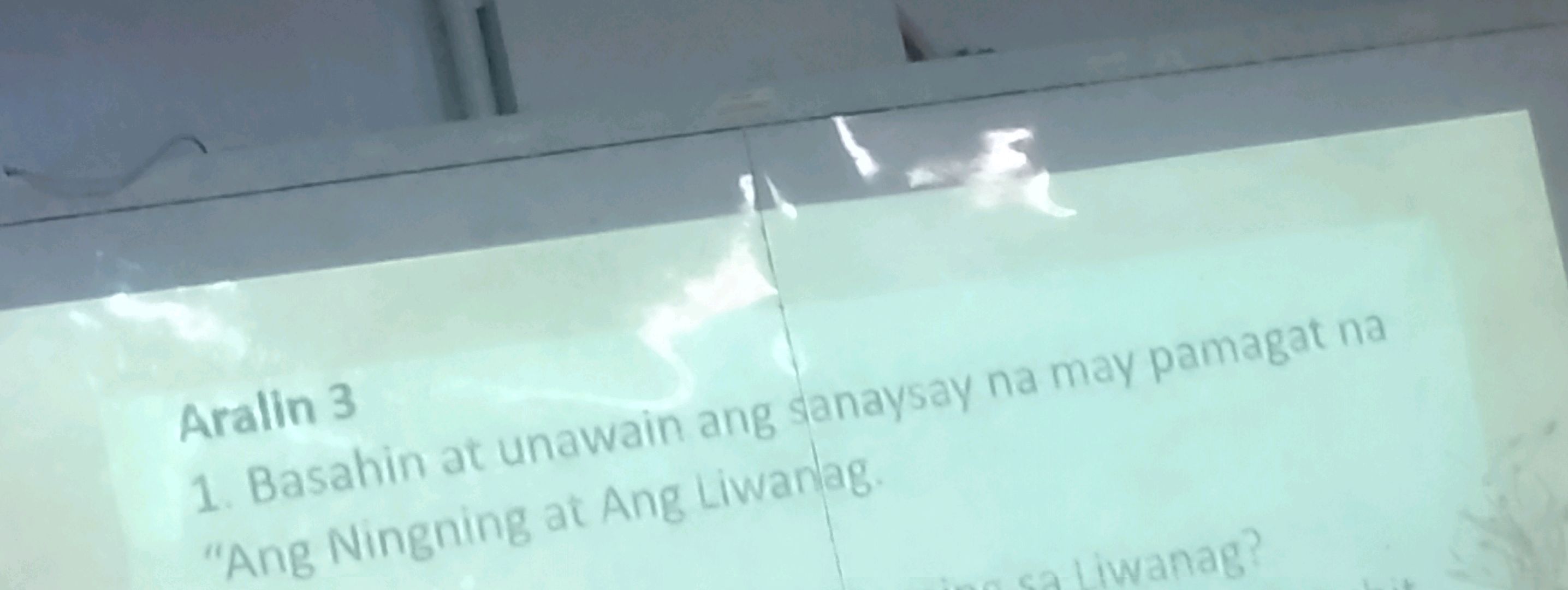 Aralin 3 1. Basahin at unawain ang sanaysay | StudyX