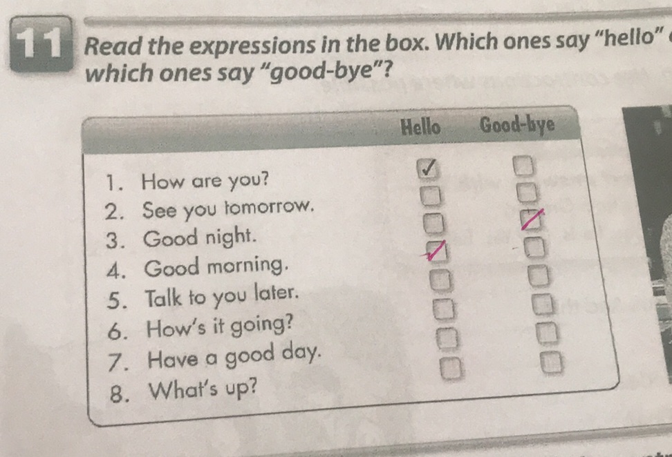11 Read the expressions in the box. Which | StudyX