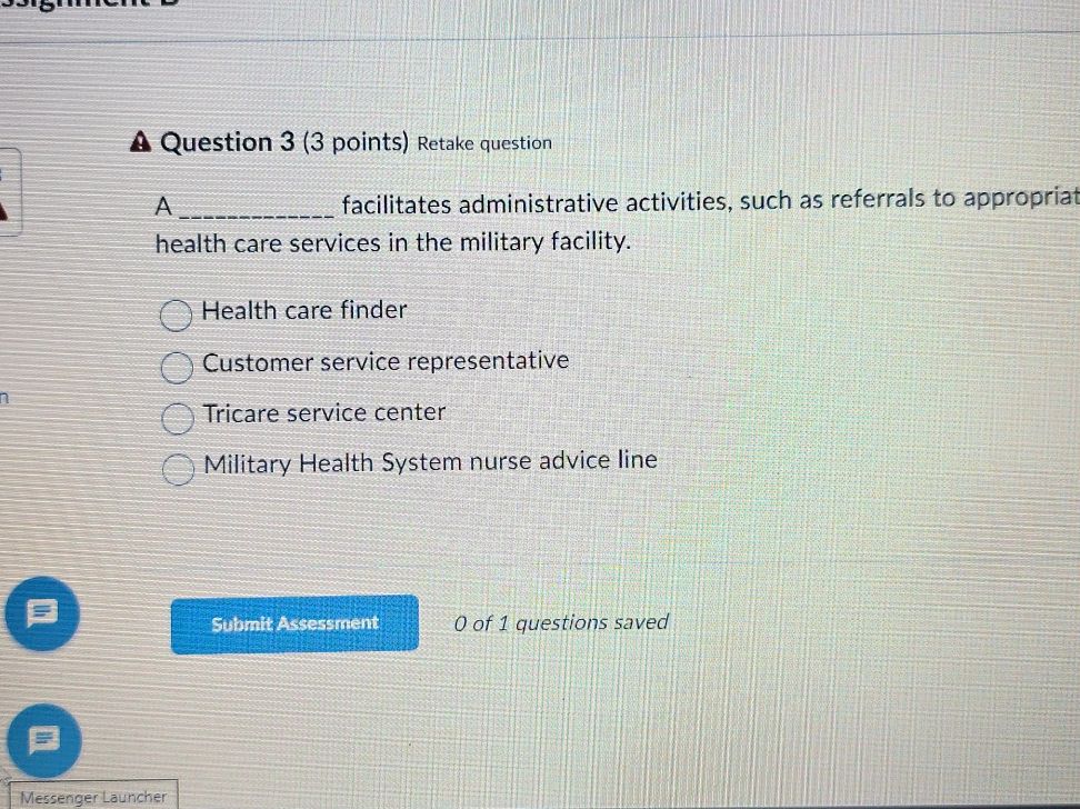 Question 3 (3 points) Retake question A | StudyX