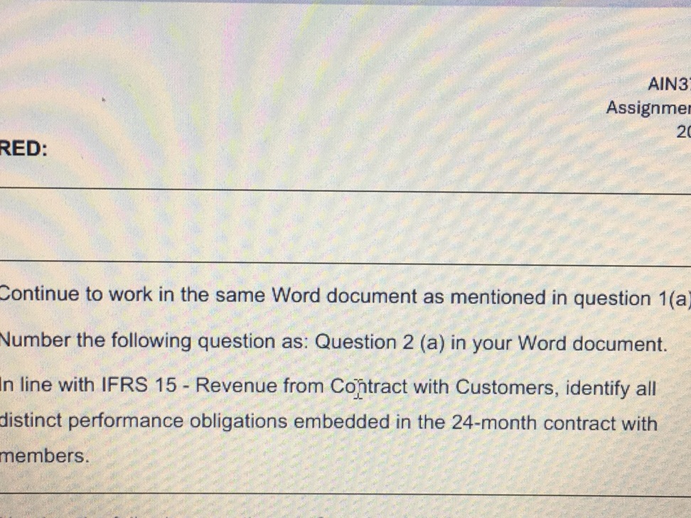 Continue to work in the same Word document | StudyX