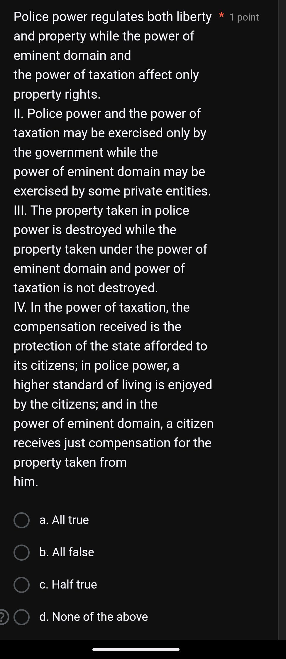 Police power regulates both liberty and