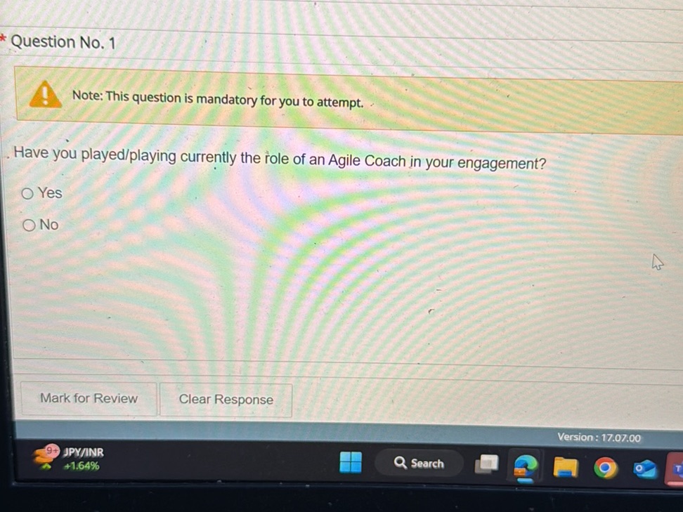 Question No. 1 Note: This question is | StudyX