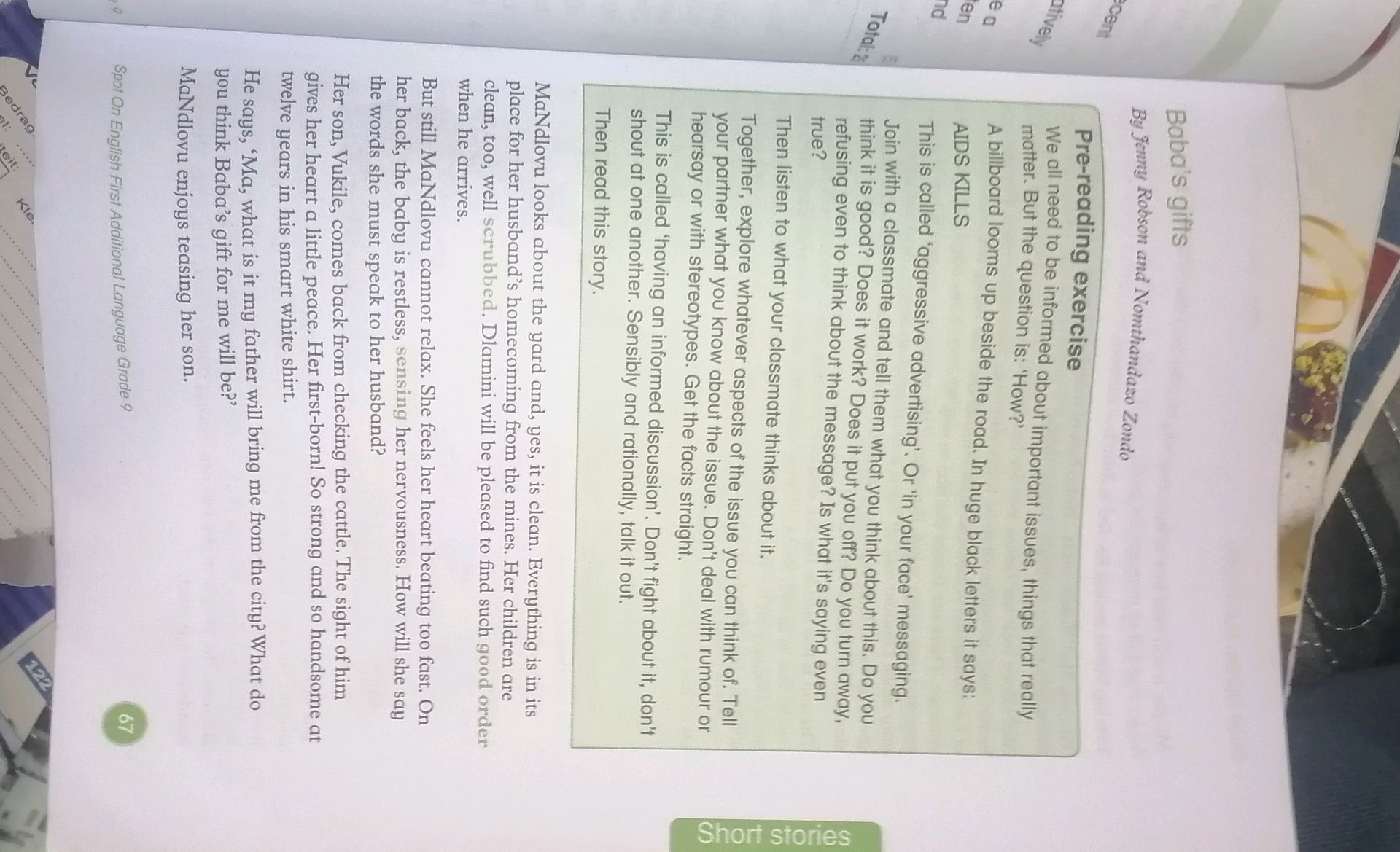 Pre-reading exercise We all need to be | StudyX