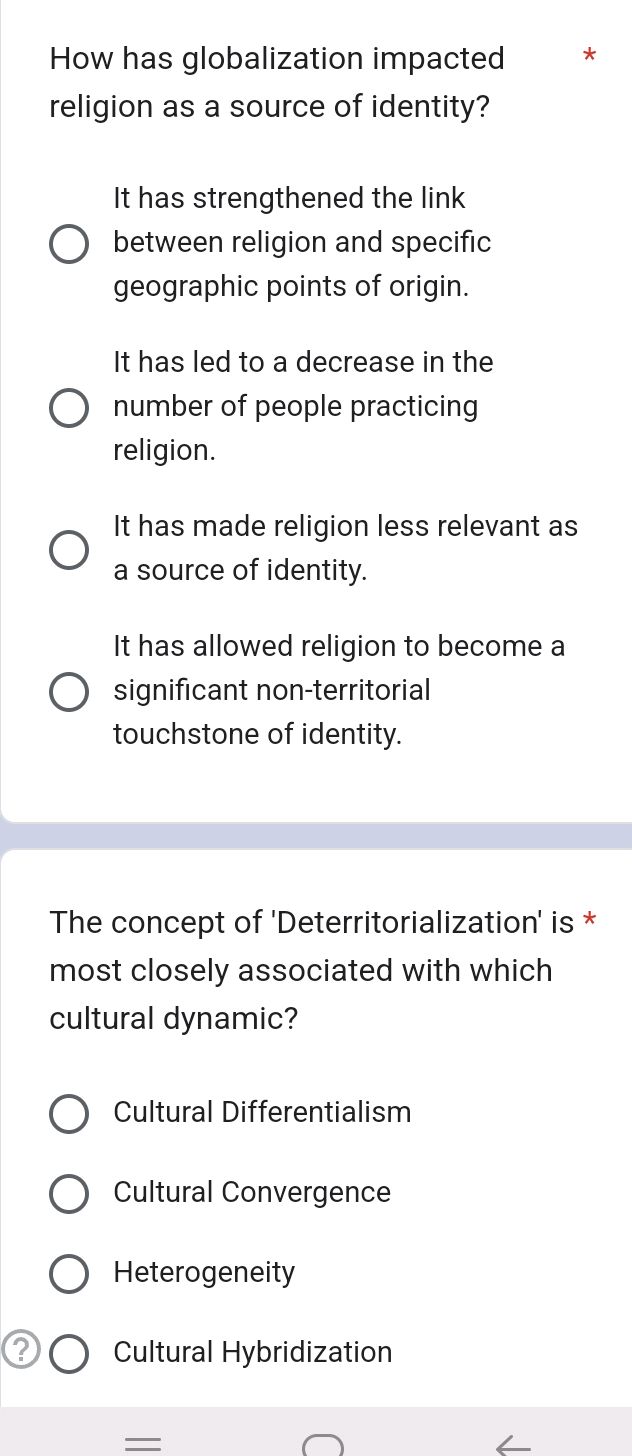 How has globalization impacted religion as a