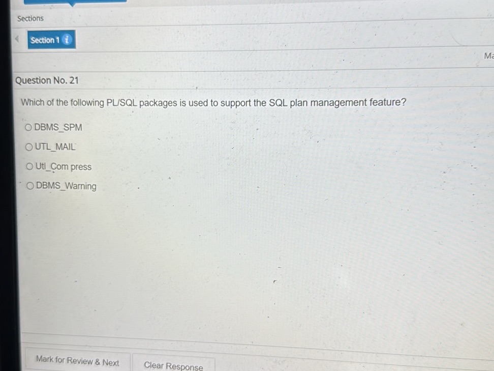 Question No. 21 Which of the following | StudyX