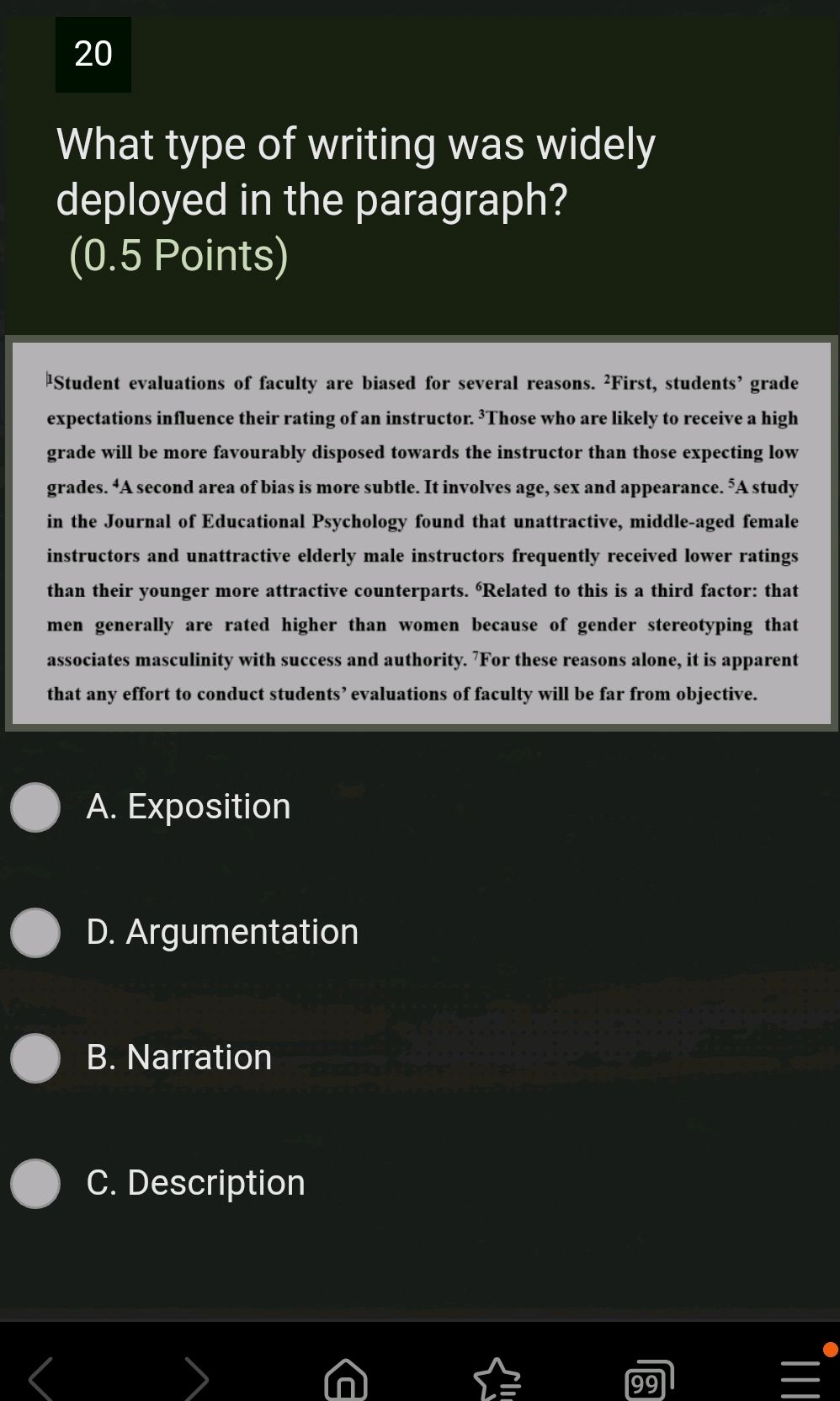 What type of writing was widely deployed in | StudyX