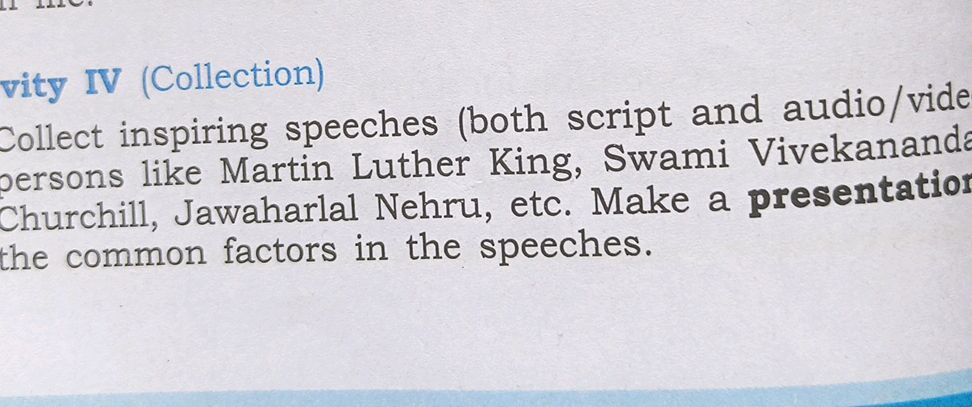 Collect inspiring speeches (both script and | StudyX