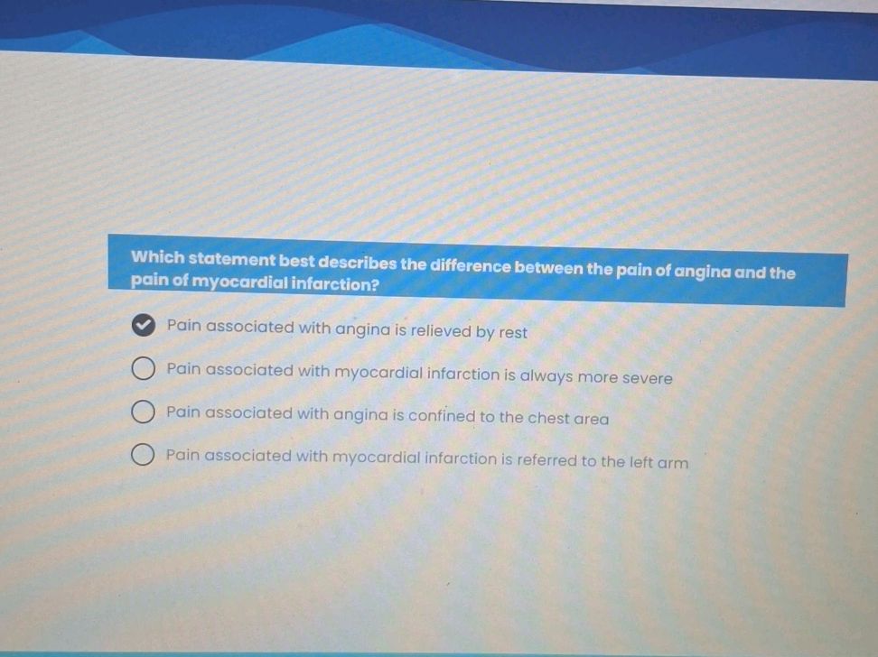 Which statement best describes the | StudyX