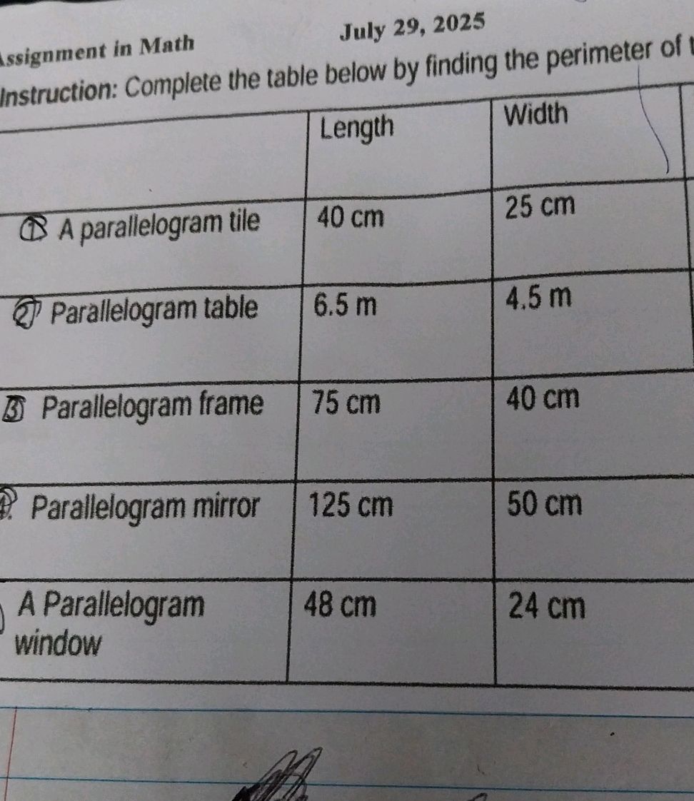 Complete the table below by finding the | StudyX