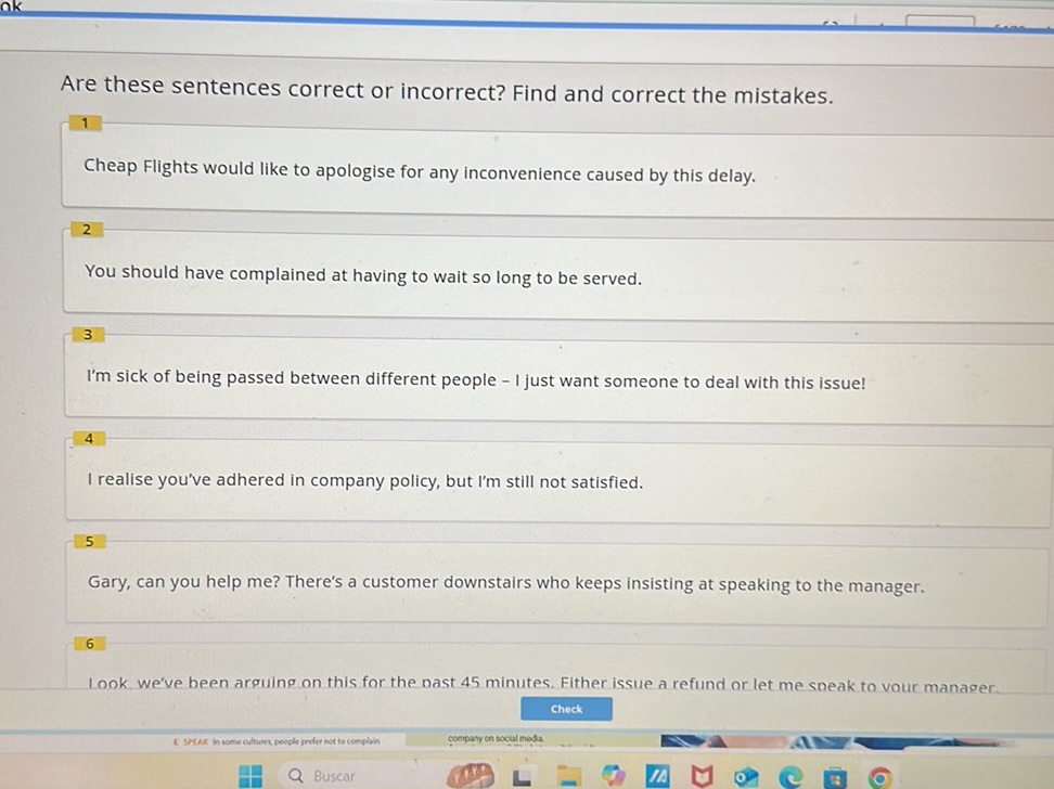 Are these sentences correct or incorrect? | StudyX