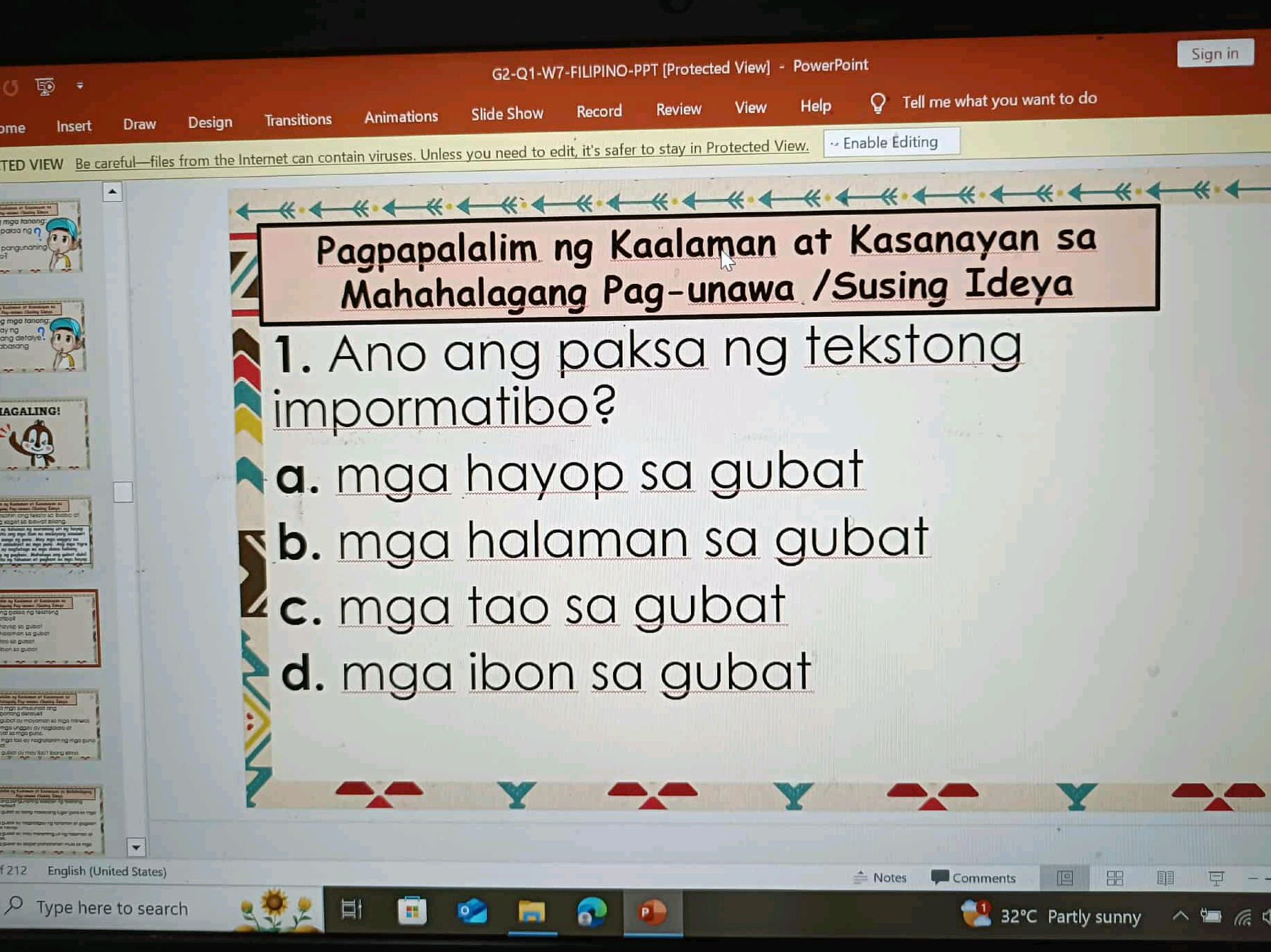 Pagpapalalim ng Kaalaman at Kasanayan sa | StudyX