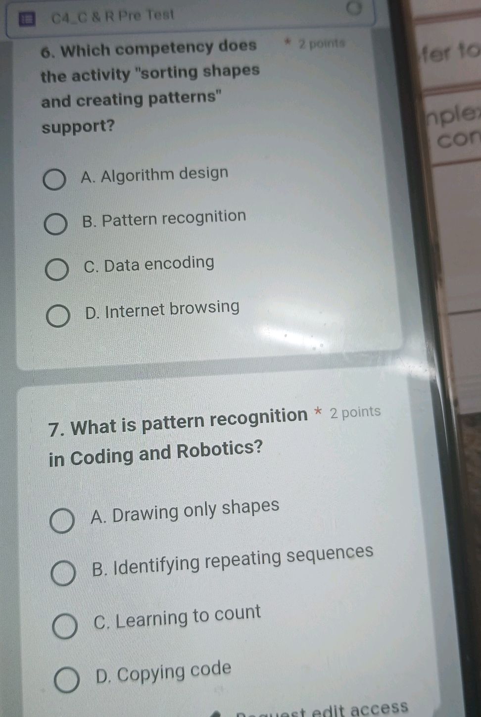 6. Which competency does the activity | StudyX