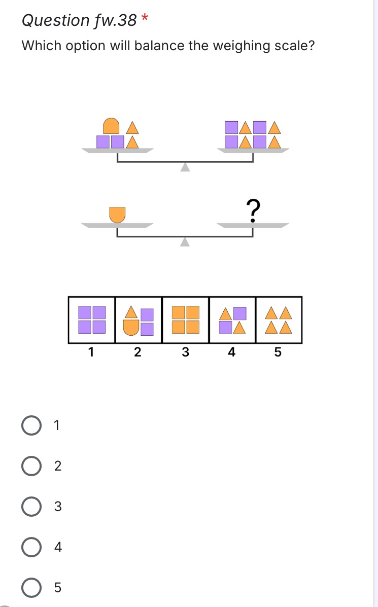 Question fw.38 * Which option will balance | StudyX
