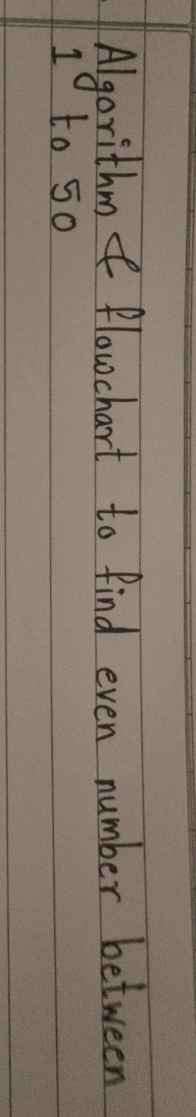 Algorithm \ flowchart to find even number | StudyX