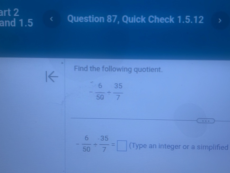 art 2 and 1.5 Question 87, Quick Check | StudyX