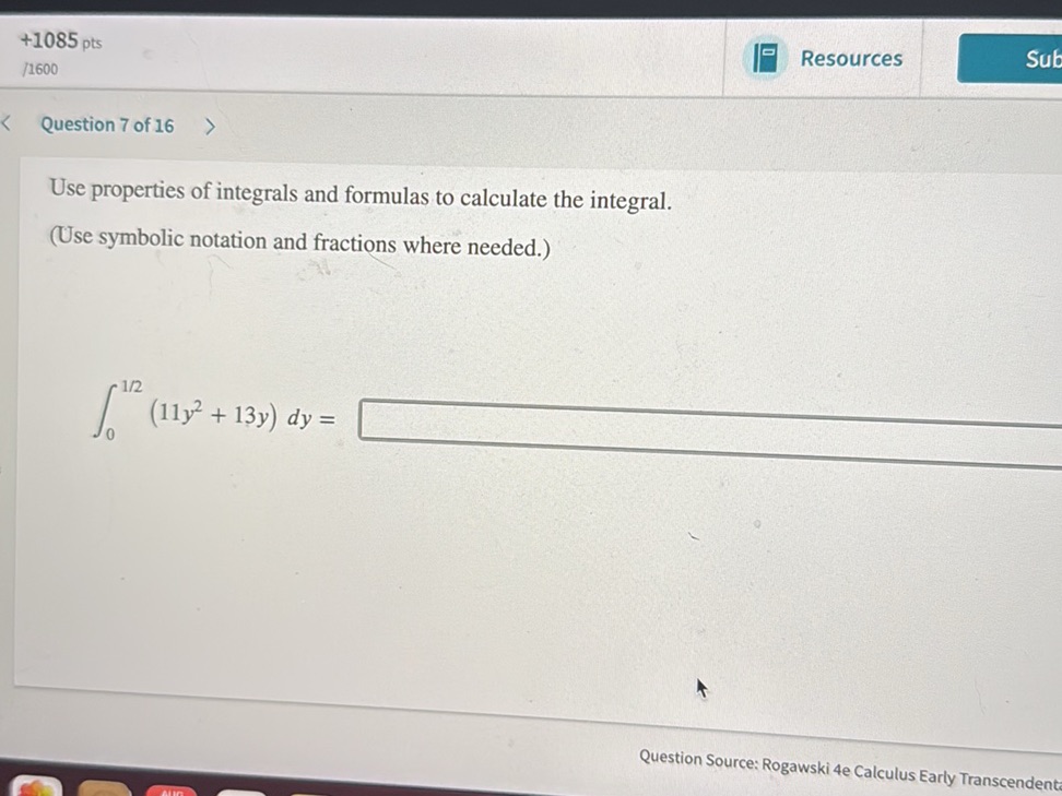 Use properties of integrals and formulas to | StudyX