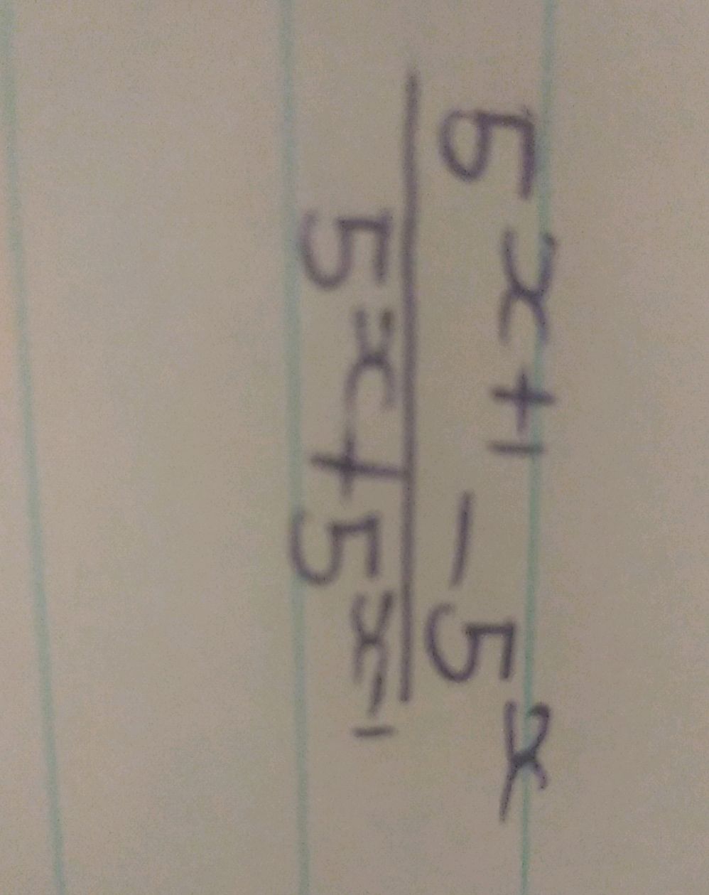 Solving the Equation (5x+1)/5 = 5x | StudyX