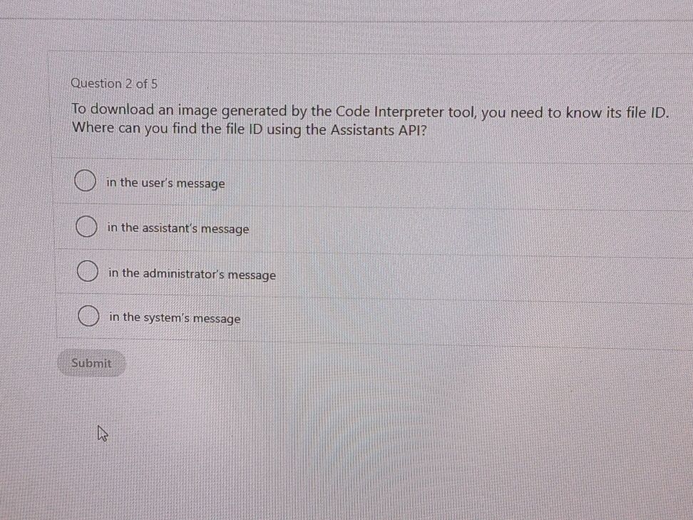 Question 2 of 5 To download an image | StudyX