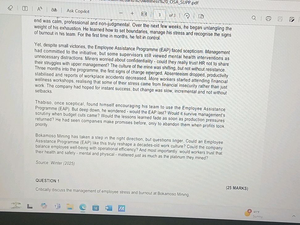 QUESTION 1 Critically discuss the | StudyX