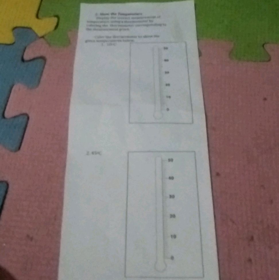 2. Move the Thermometers Display the correct | StudyX