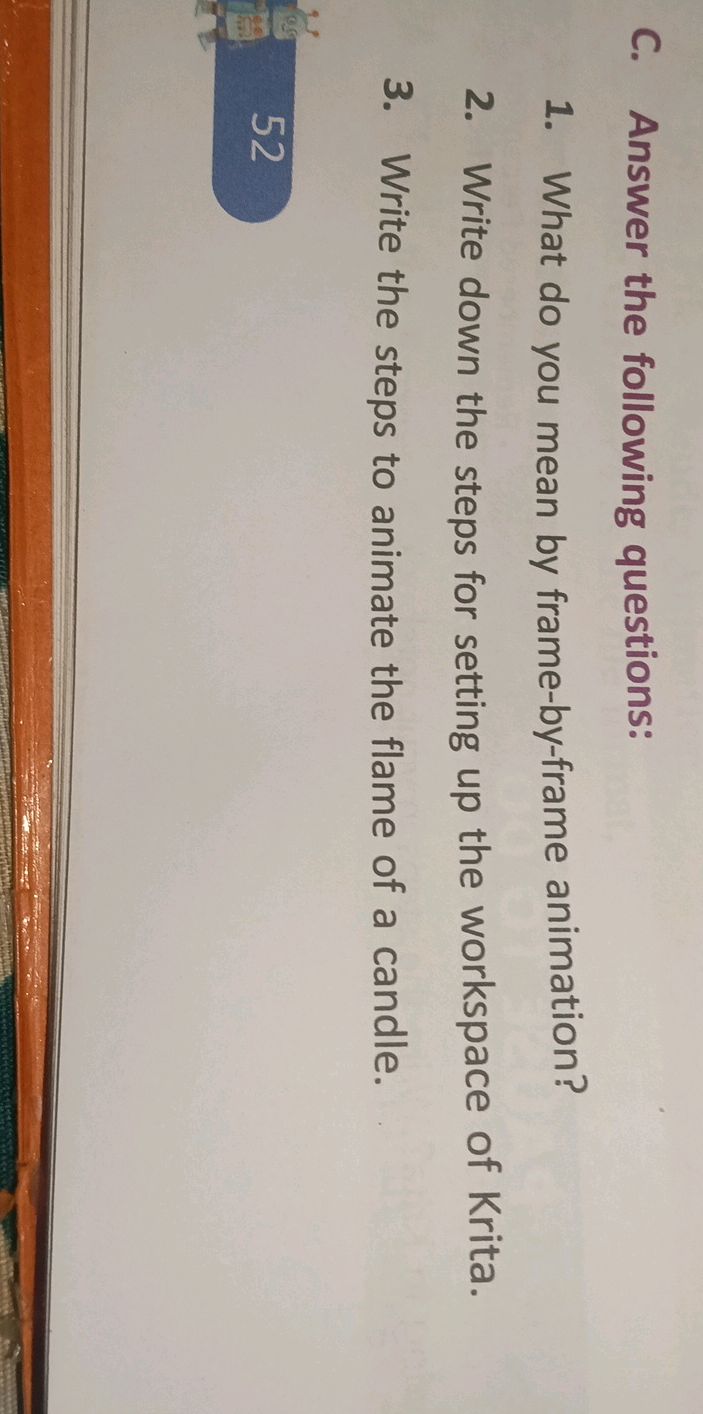 C. Answer the following questions: 1. What | StudyX