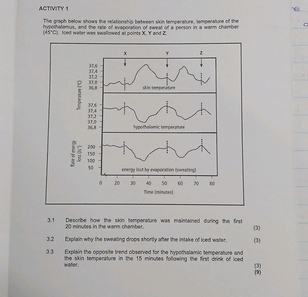 The graph below shows the relationship | StudyX