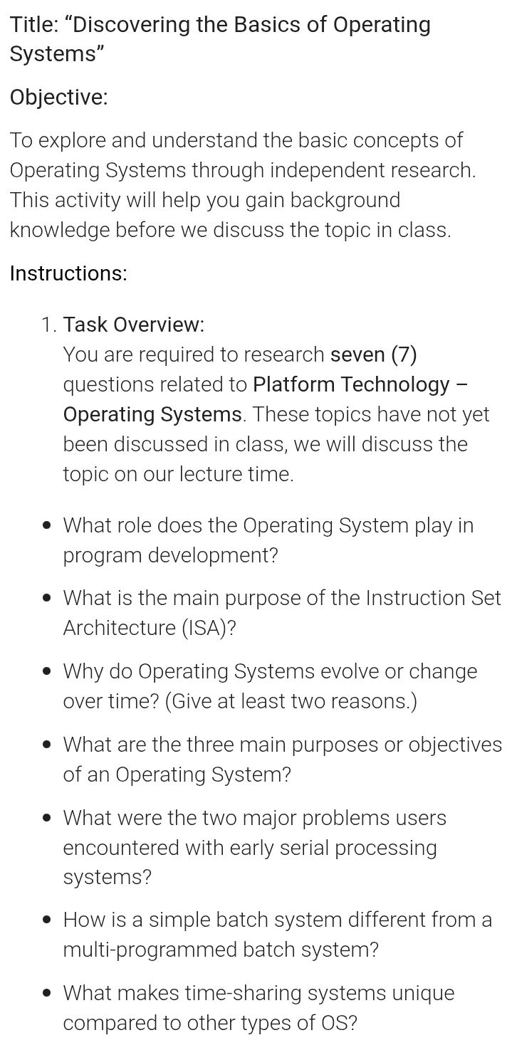 1. Task Overview: You are required to | StudyX
