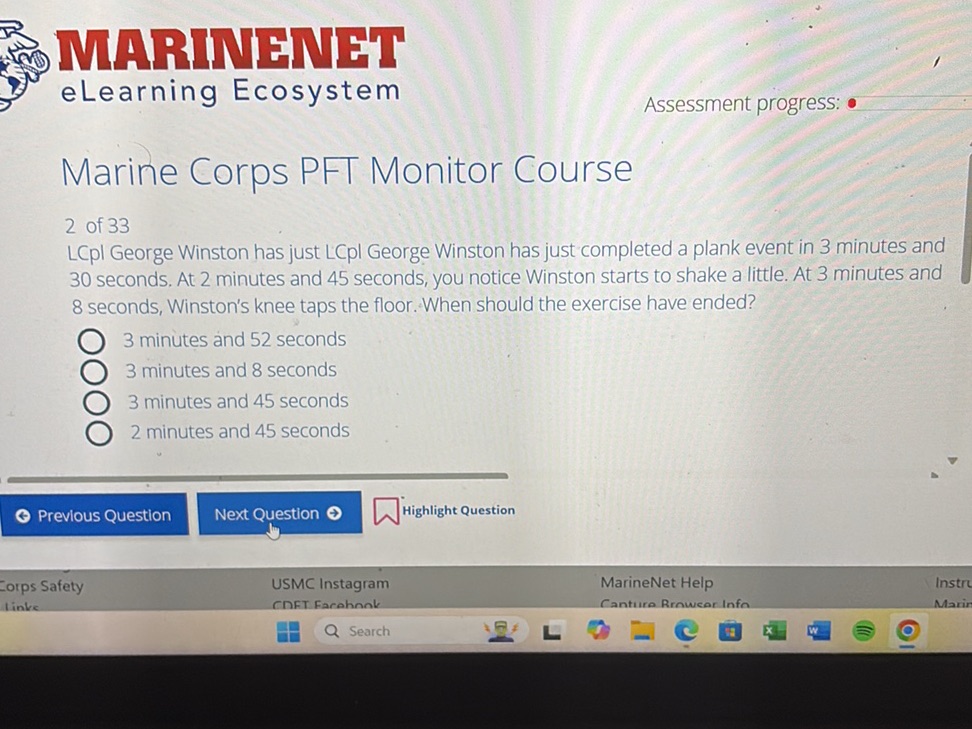 MARINENET eLearning Ecosystem Assessment