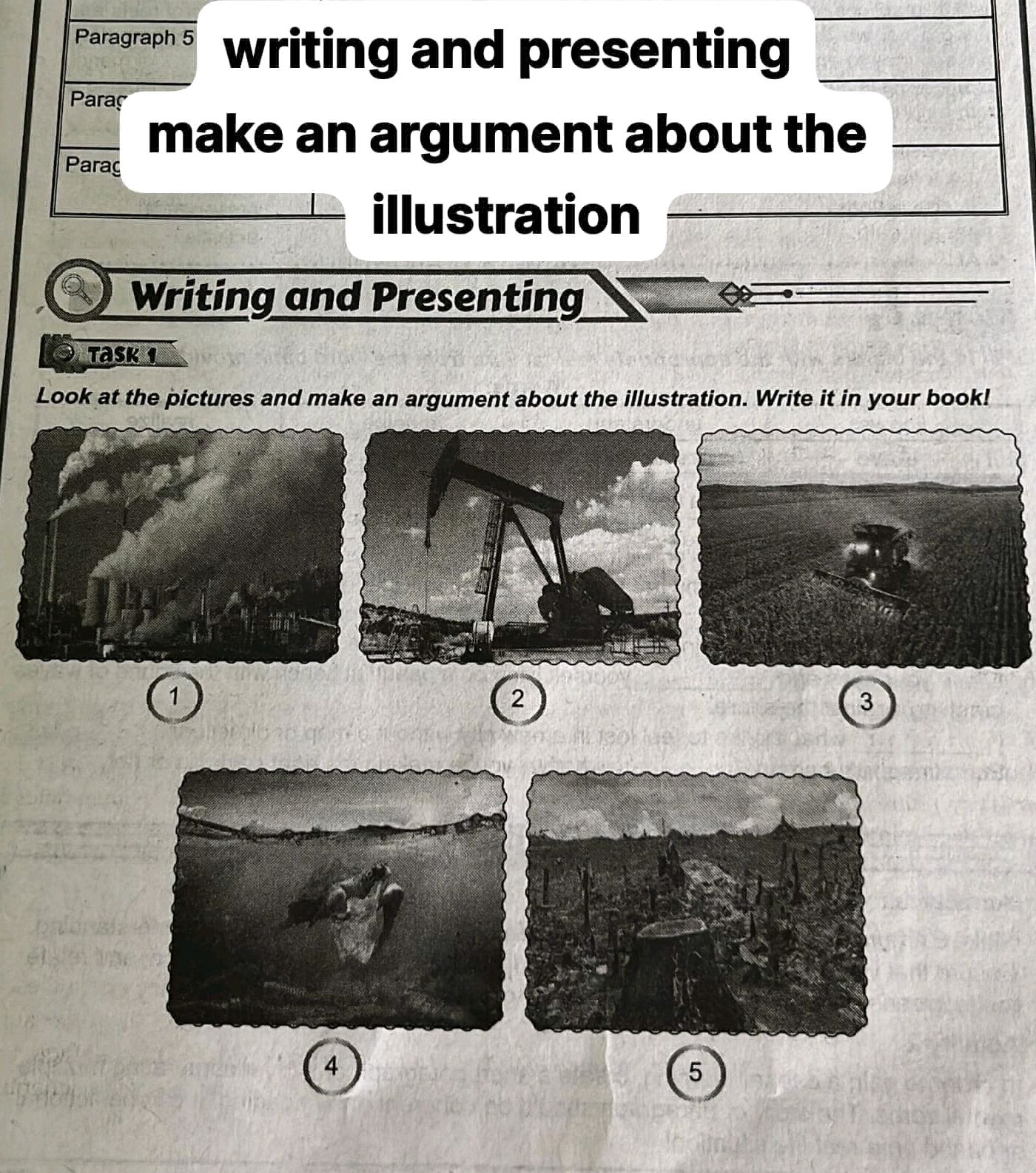 Writing and Presenting TASK 1 Look at the | StudyX