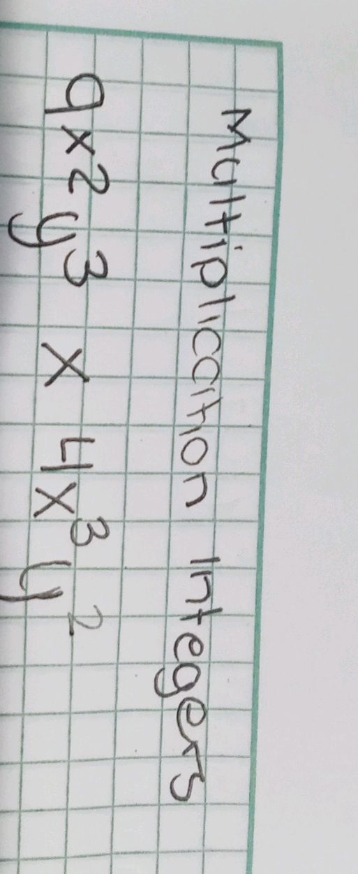 Multiplication of Integers | StudyX