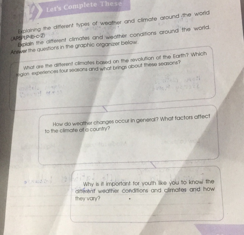 Let's Complete These Explaining the | StudyX