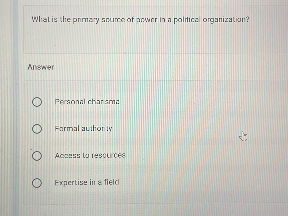 What is the primary source of power in a