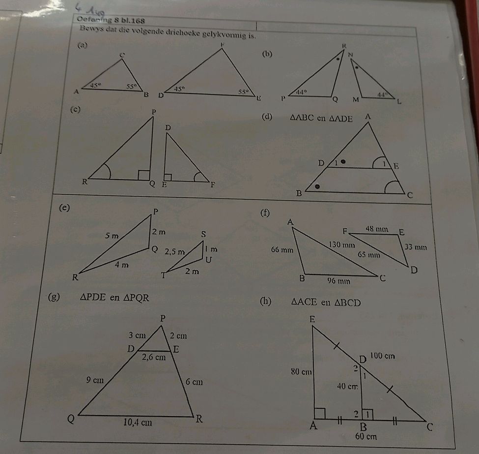 Oefening 8 bl.168 Bewys dat die volgende