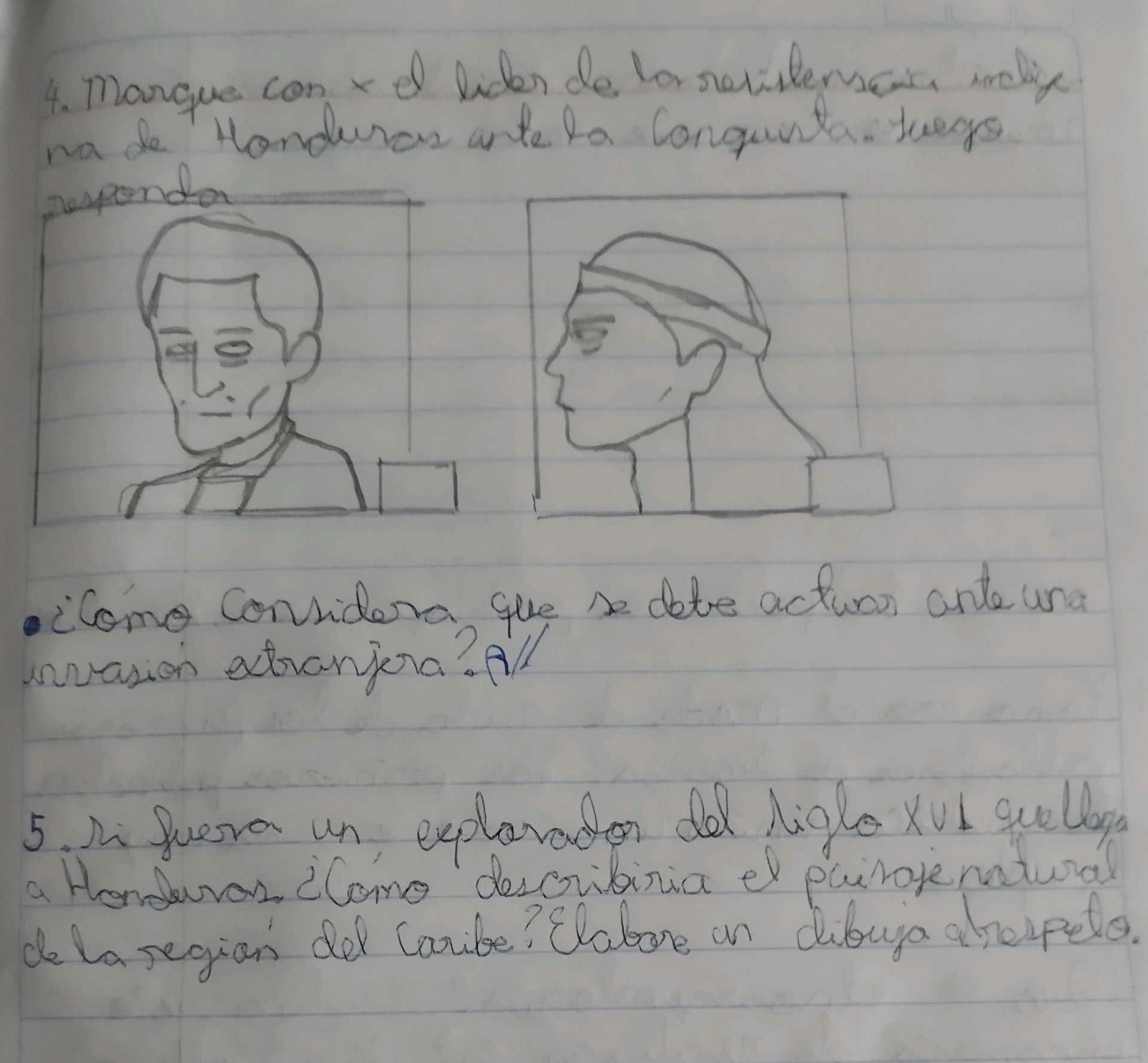 4. Marque con x el lider de la resistencia | StudyX