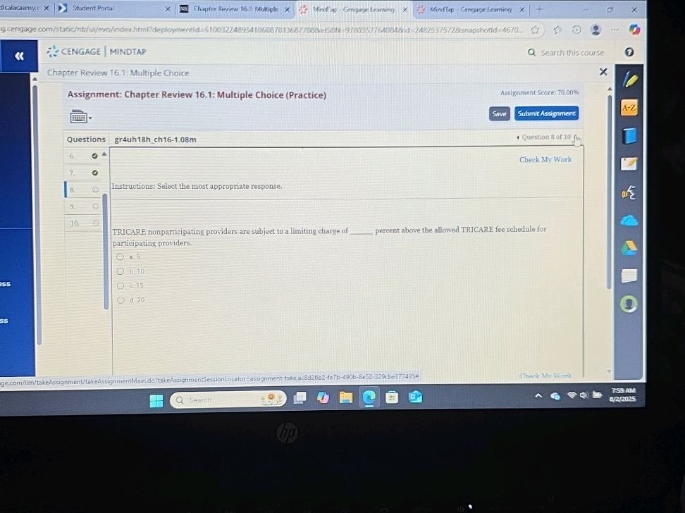 Instructions: Select the most appropriate | StudyX