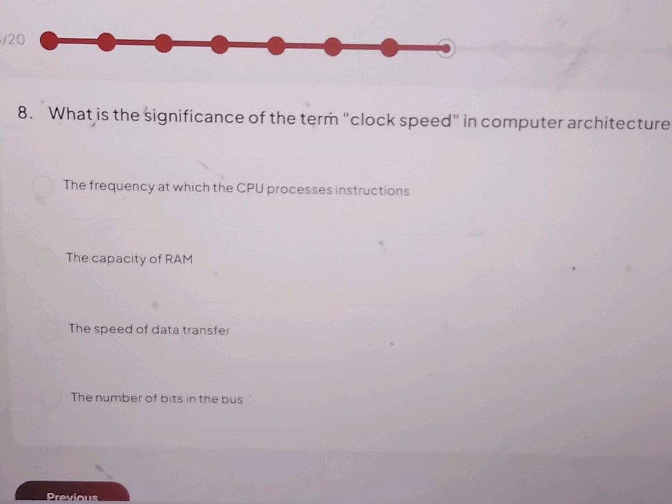 What is the significance of the term "clock | StudyX