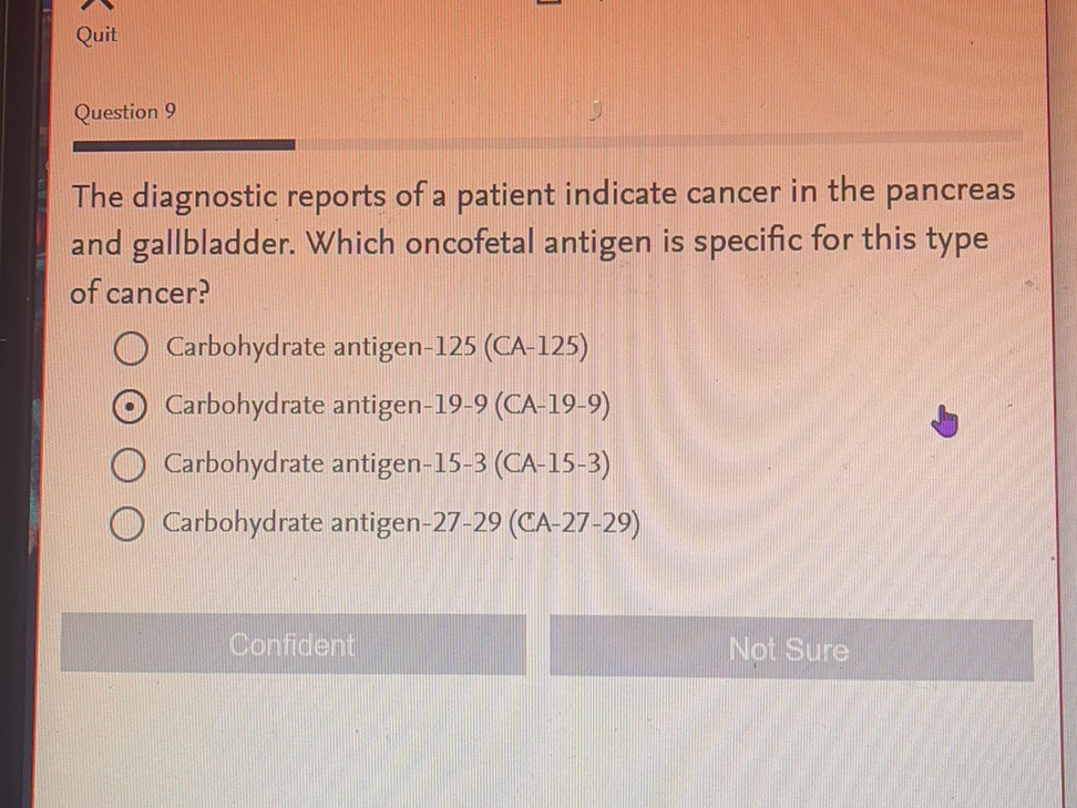 The diagnostic reports of a patient indicate | StudyX