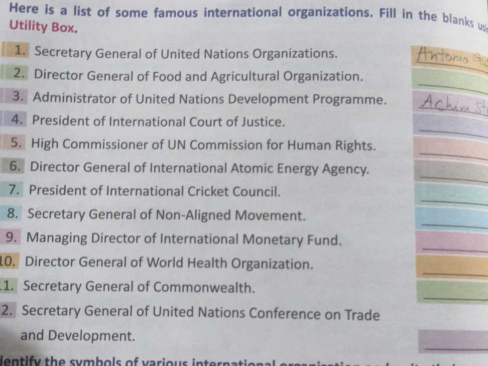 Here is a list of some famous international | StudyX