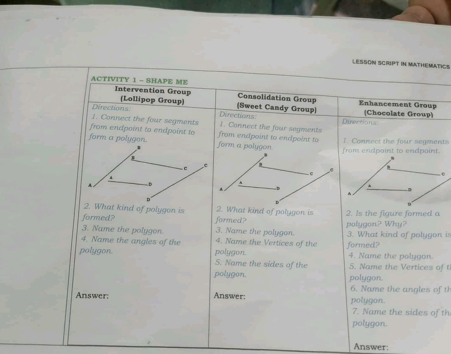 Intervention Group (Lollipop Group) | StudyX