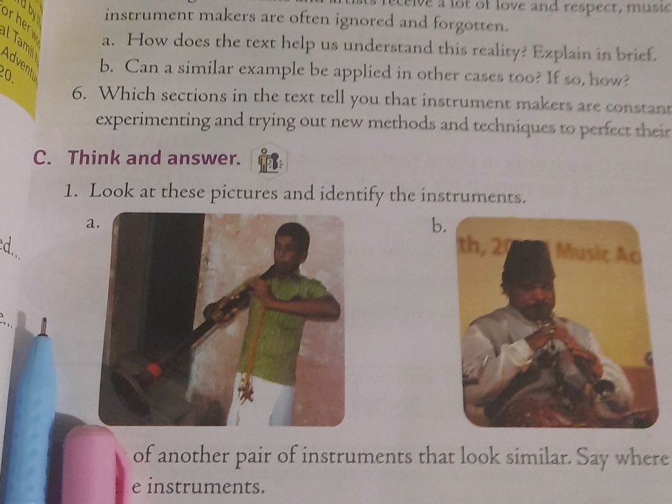 1. Look at these pictures and identify the | StudyX