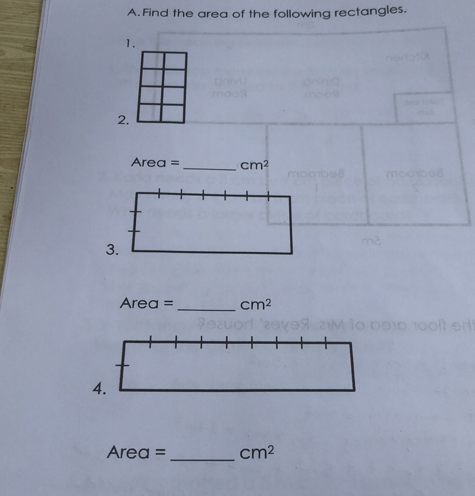 A. Find the area of the following | StudyX