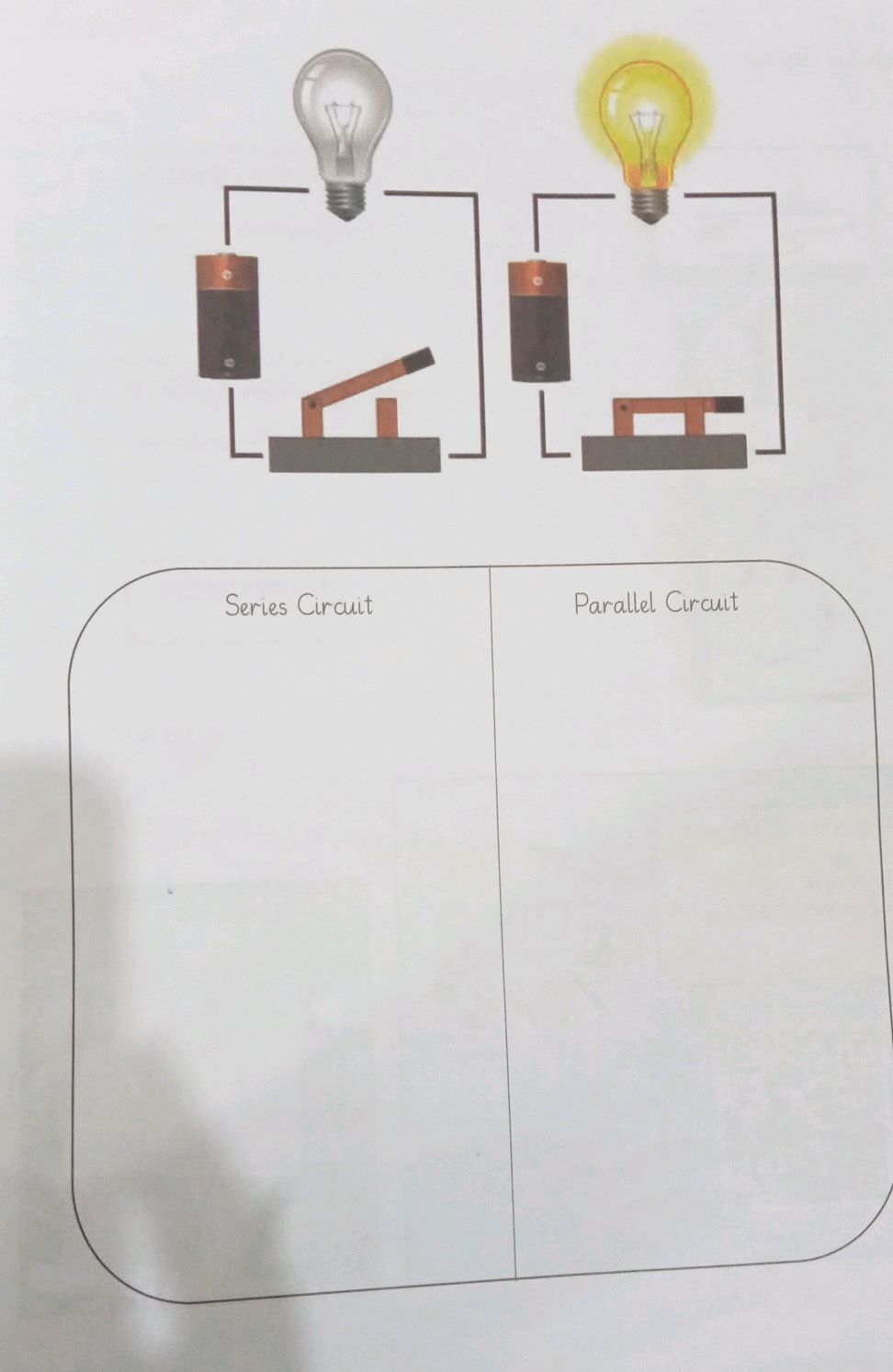 The image shows two circuits: a series | StudyX