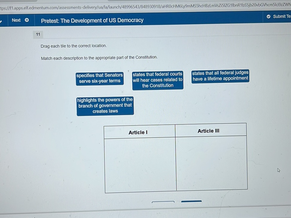 Drag each tile to the correct location. | StudyX
