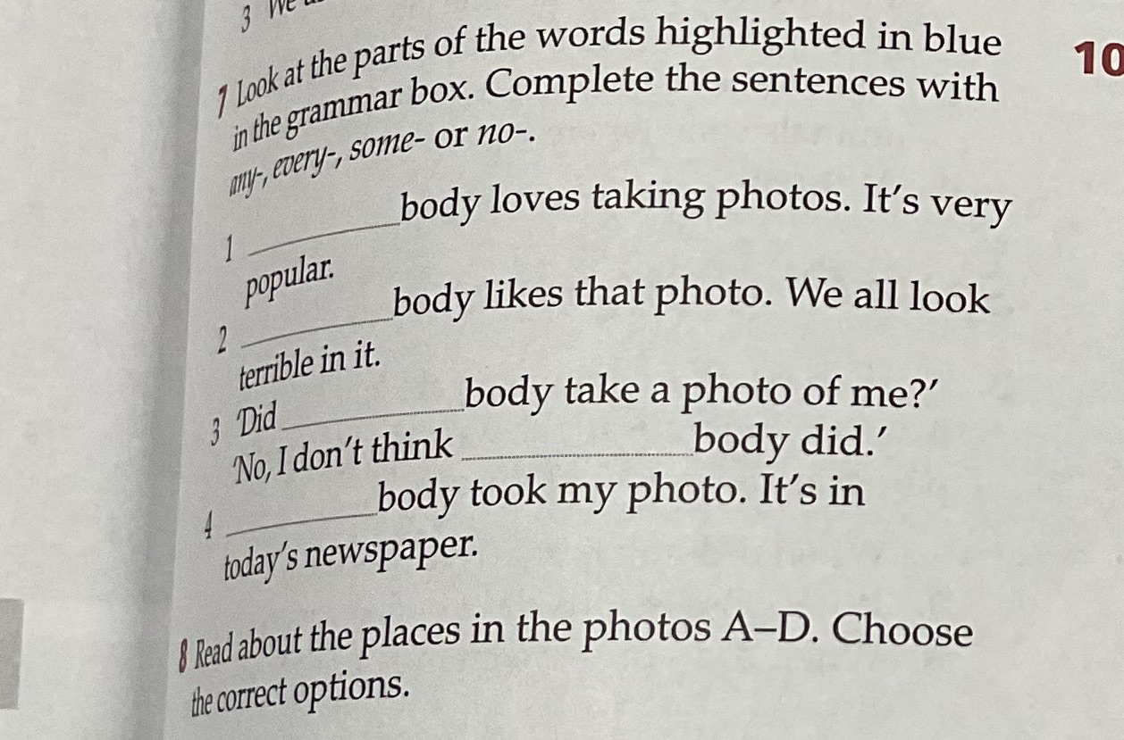 q Look at the parts of the words highlighted | StudyX