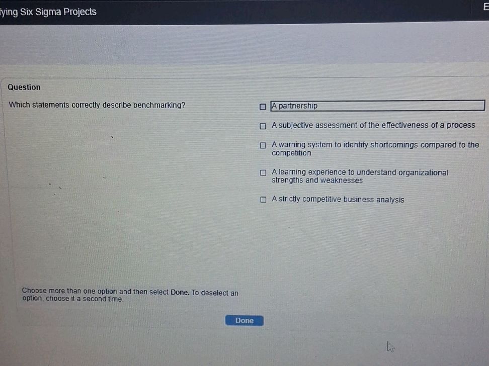 Which statements correctly describe | StudyX