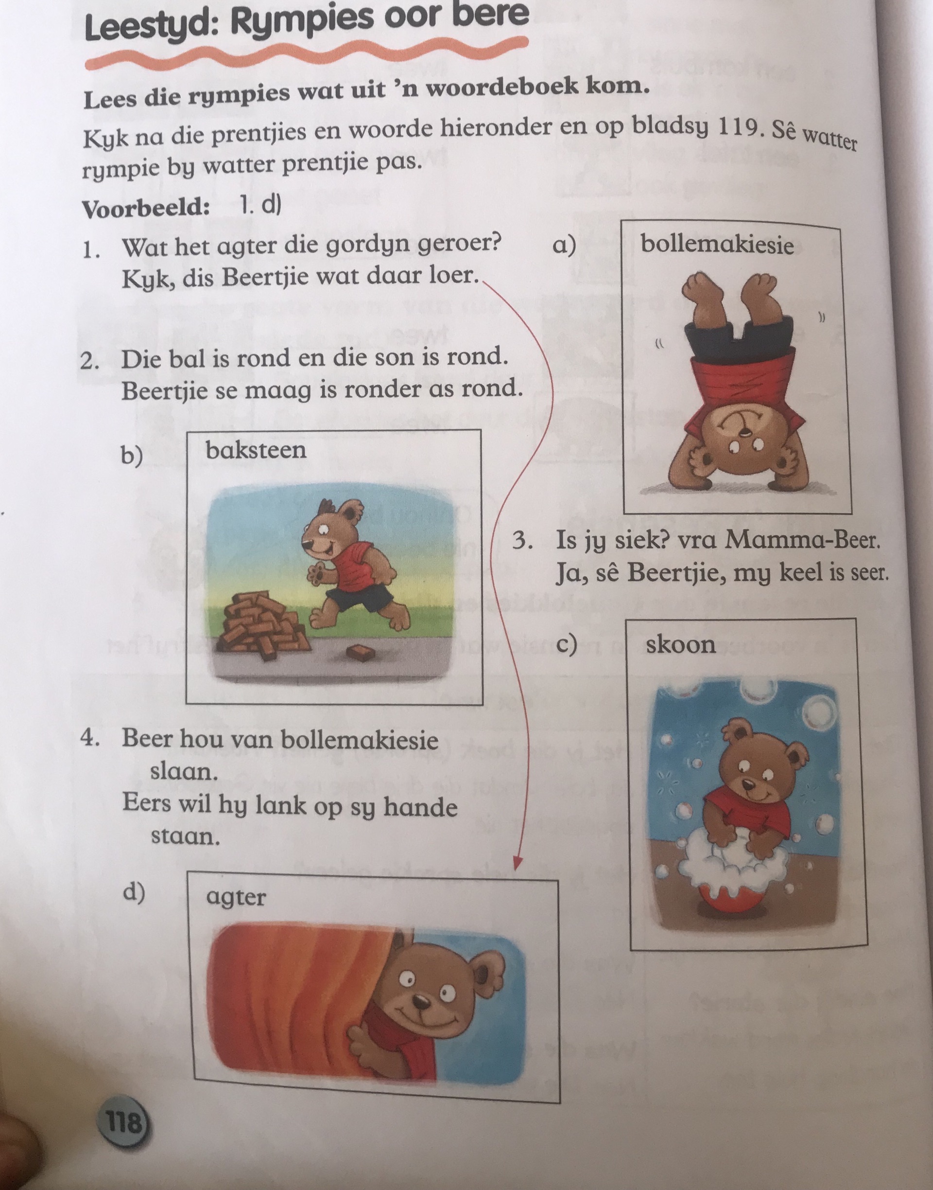 Leestyd: Rympies oor bere Lees die rympies | StudyX