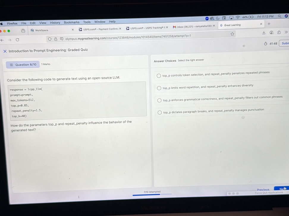 Consider the following code to generate text | StudyX