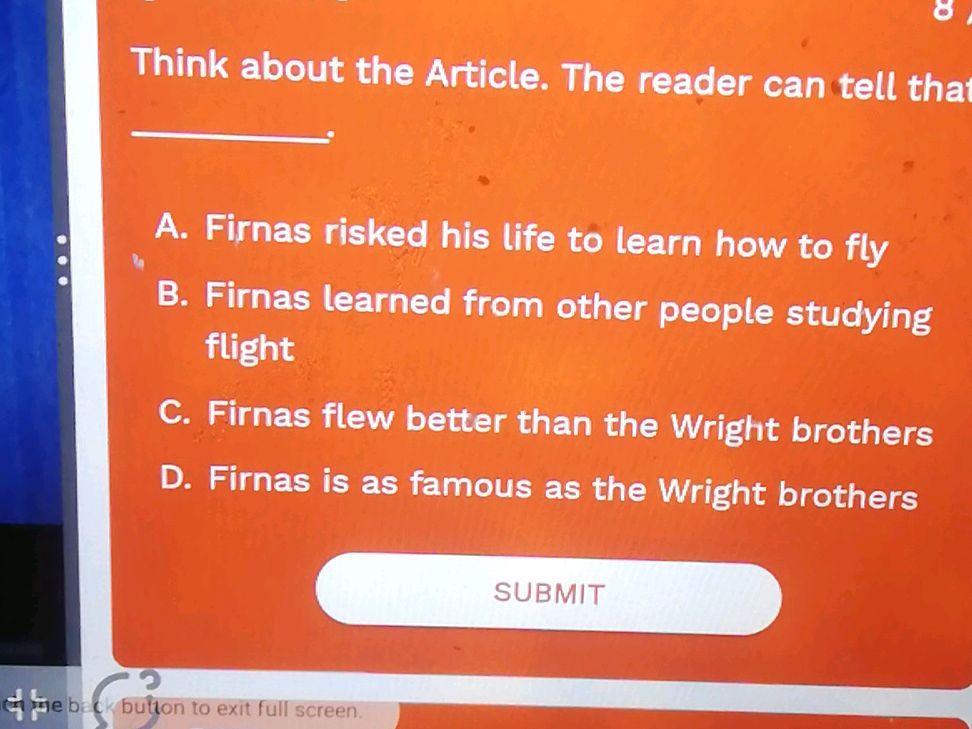 Think about the Article. The reader can tell | StudyX